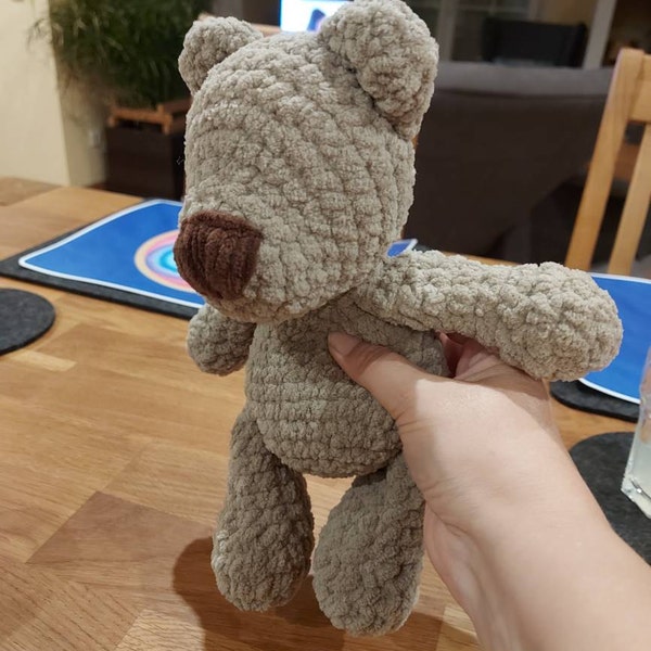 Jr. Bear the Bear Snuggler Crochet Pattern, Bear Pattern, Crochet Bear ...