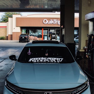 Bad Influence in Japanese Blei Decal Windshield Banner Decal - Etsy