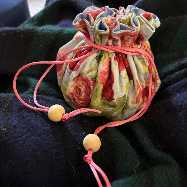Travel Jewelry Pouch With Drawstring and Pockets - Etsy