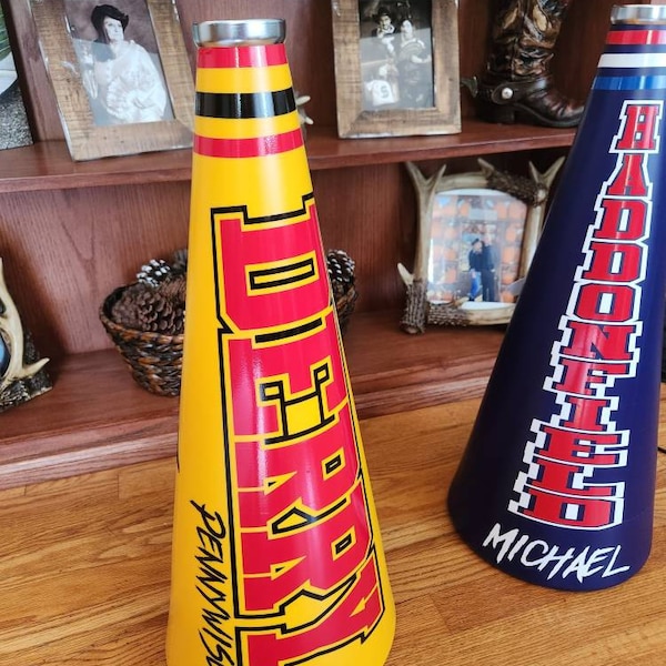 25" Custom Cheer Megaphone LOTS of Colors to Choose From - Etsy