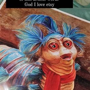 Fireys Art Print Labyrinth Watercolor Artwork the Fire Gang Art Print ...