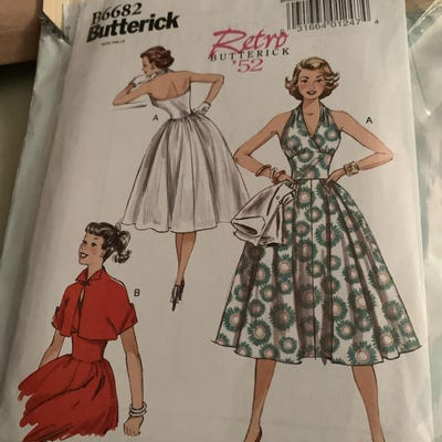 Butterick B4790 B4790 Very Easy Retro 1952 Sewing Pattern for Womens ...