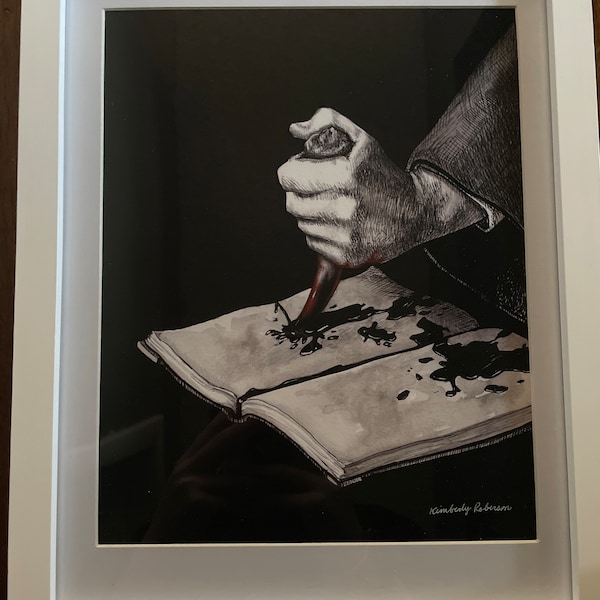 Horcrux Tom Riddle’s Diary, Dark Academia Wall Art, Magical Witchy ...