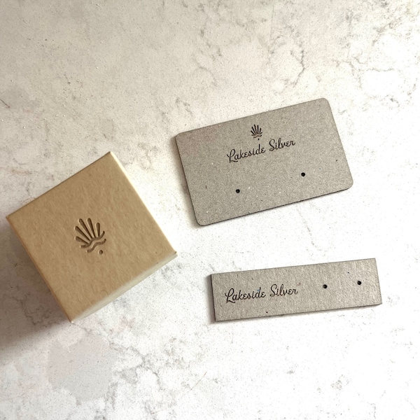 Kraft Ring Box 1 5/8 X 1 5/8 X 1 1/4" With Foam Insert Custom Branded ...