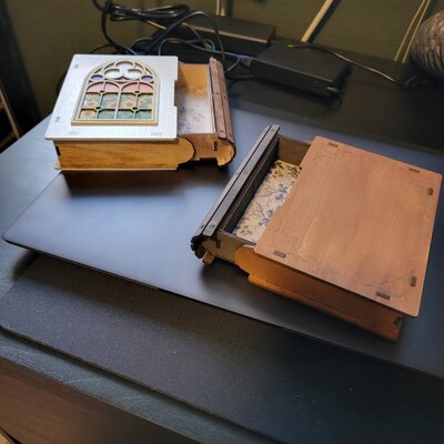 Slider Book Box Laser Cut Svg Files, Wood Gift Slider Book Box, Vector ...