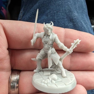 Sandstorm Chief Miniature Warrior Mini Dungeons and Dragons Mini RPG ...