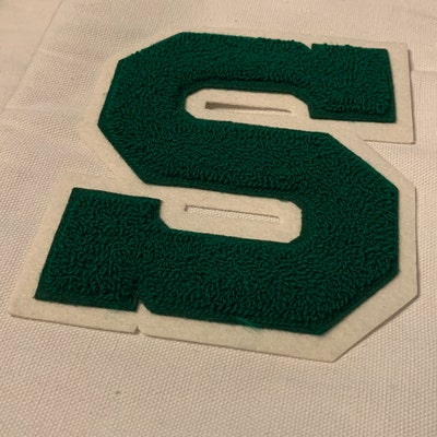 Letters MV Chenille Patch Varsity Letterman Patch - Etsy