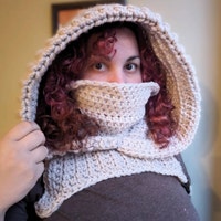 Matrixx Hood Crochet Pattern Hooded Cowl Available in 5 Languages ...