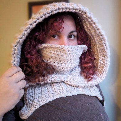 Matrixx Hood Crochet Pattern Hooded Cowl Available in 5 Languages ...