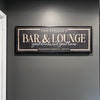 Custom Bar and Lounge Sign, Personalized Bar and Lounge Sign, Home Bar ...