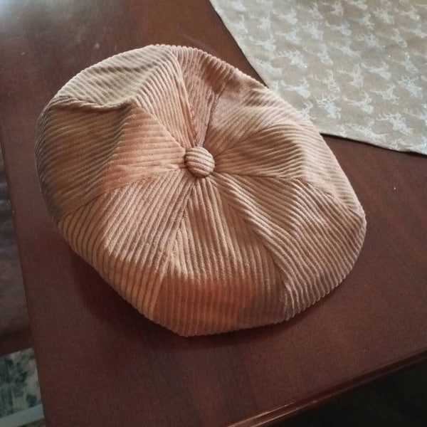 Brown Winter Cadet Cap, Wool Army Style Hat, Brown Military Cap, Camper ...