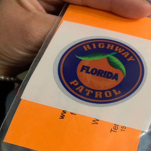 Florida Highway Patrol. Police Reflective or Matte Vinyl Decal Sticker ...