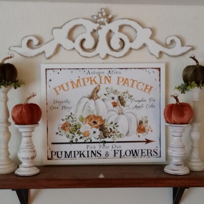 French Shabby Chic Roses Sign French Floral Wreath Decor Accent ...