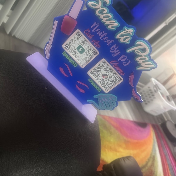 Bartender Sign | Mobile Bartender Sign | Bartender Scan to Pay Acrylic ...