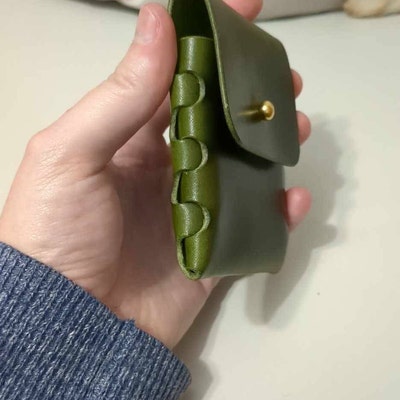 Patrón cuero The Owl Wallet, plantilla pdf de billetera, patrón pdf de ...