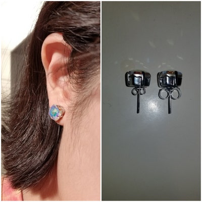 Nickel Free 100 Pieces Titanium 4mm Earring Posts With or Without Backs ...