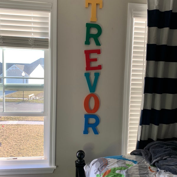 Gamer Wall Letters, Video Game Wooden Name Sign, Gaming Kids Room Decor ...