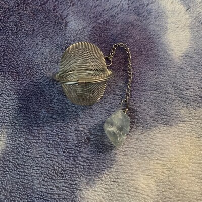 Raw Crystal Tea Infuser Loose Leaf Tea Steeper Cute Tea Strainer Rough ...