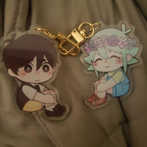 NEW Holographic Omori Button Pins - Etsy