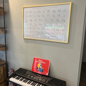 Cursive & Manuscript Print Handwriting Chart Minimalist Printable ...