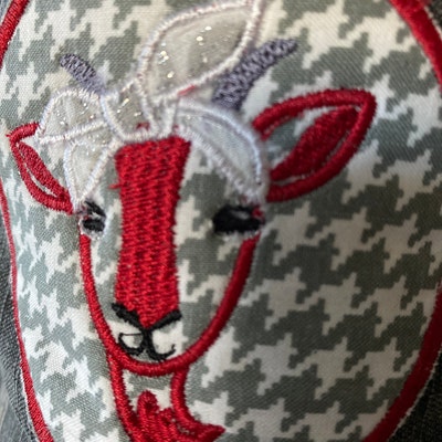 Goat Face With Bandanna Applique Machine Embroidery Designs Applique ...