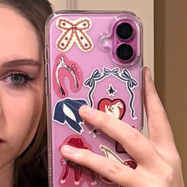 Illustrated Aesthetic Vinyl Sticker Sheet | Series 1 - Etsy