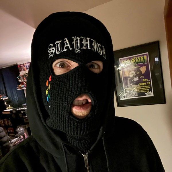 Pigtails Ski Mask Pig Tails Balaclava Black - Etsy