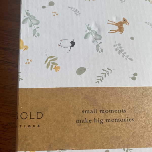 Luxury Baby Memory Book (little One - Animals) Baby Shower Gift, New ...