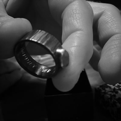 Custom Engraving for One Ring, Your Custom Text on the Inside of the ...