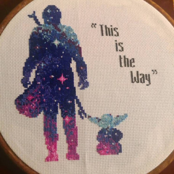 Geek Cross Stitch Pattern, Galaxy Crossstitch PDF, Baby Embroidery ...