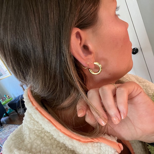 Tiny Black Spike Ring, Tiny Black Stone Stacking Ring, Black Spinel Ring, Black + Gold Ring ...