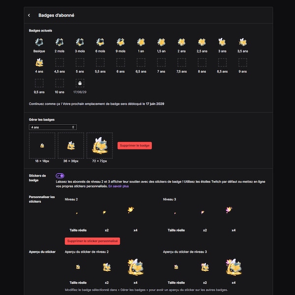 Yellow Star Magic Star Bottle / Twitch Sub / Bit Badges / Kawaii / Cute ...