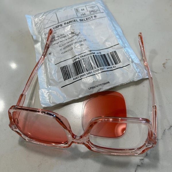 Vintage Rectangle Retro Sunglasses 90s Style- Women and Men - Etsy