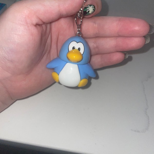 Club Penguin Stash Keychain | Polymer Clay Stash Nostalgia Cute ...