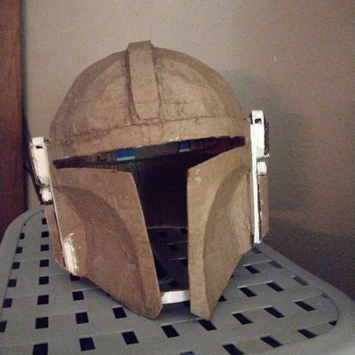 Mandalorian Helmet Out of Cardboard TEMPLATES - Etsy