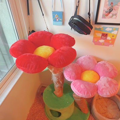 Mix & Match Flower Cat Bed, Cat Furniture, Cat Gift, Cat Climbing, Cat ...