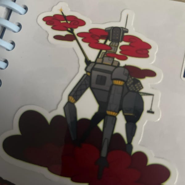 ULTRAKILL Mirage Kawaii Holo Sticker Designed by Sch01 - Etsy Canada