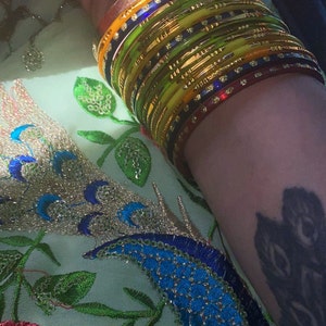 Traditional Glass Bangles / Half Dozen Bangles / Baby Shower ...