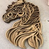 Multilayer Horse Laser Cut File 3D Horse Mandala (Instant Download) - Etsy