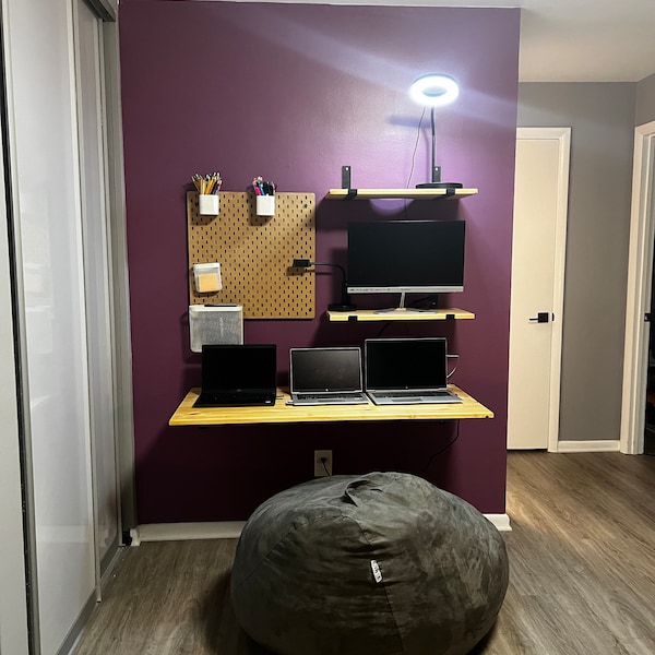 Free Shipping: Custom Fold up Desk, Water Resistant Small Space Table ...