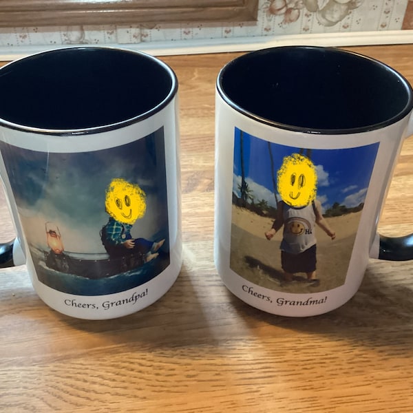 Personalized Boy Mug, Personalized Kids Mug, Colorful Character Mug ...