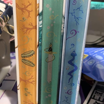 Hell Followed With Us HAND-PAINTED EDGES Sprayed Book Edges Sprayed ...