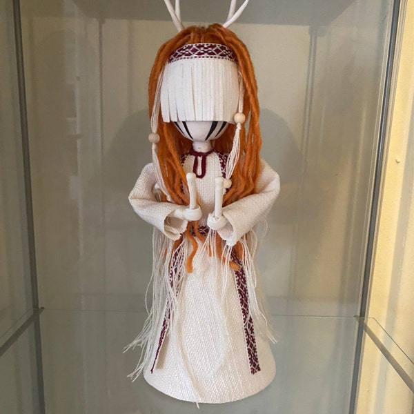 Heilung, Maria Franz, Pagan Altar, Masque Shaman, Figure Doll Band ...