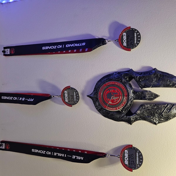 Spartan Trifecta Wedge Display Wall or Desk Ready Show off Your Hard ...