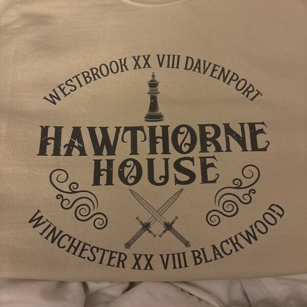 Hawthorne House Sweater, Inheritance Games Sweatshirt, Hawthorne Logo ...