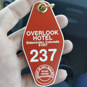 Overlook Hotel Keychain, Room 237 Motel Keychain. the Shining Movie Fan ...