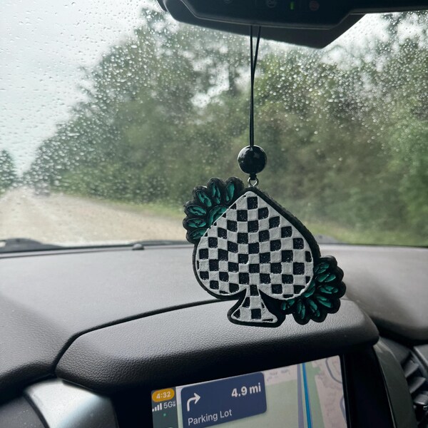 Fringe Playing Card Freshie, Fringe Freshie, Scented Car Freshie, Gift ...