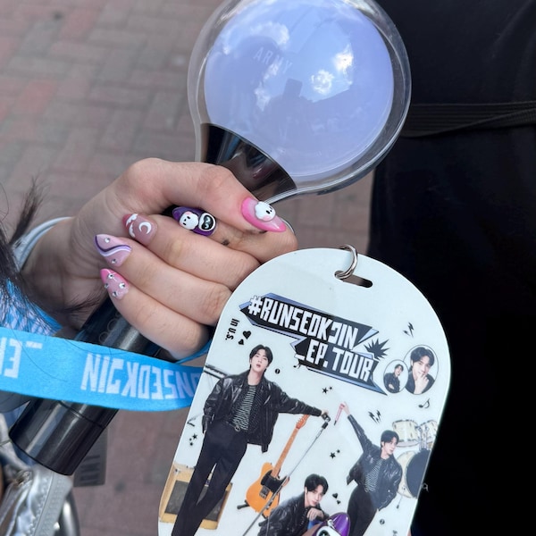 BTS Jin Wootteo & RJ Inspired Press-on Nails - Etsy