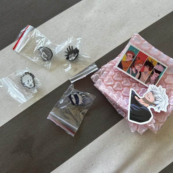 Jujutsu Kaisen Manga Chibi Filler Pins - Etsy UK