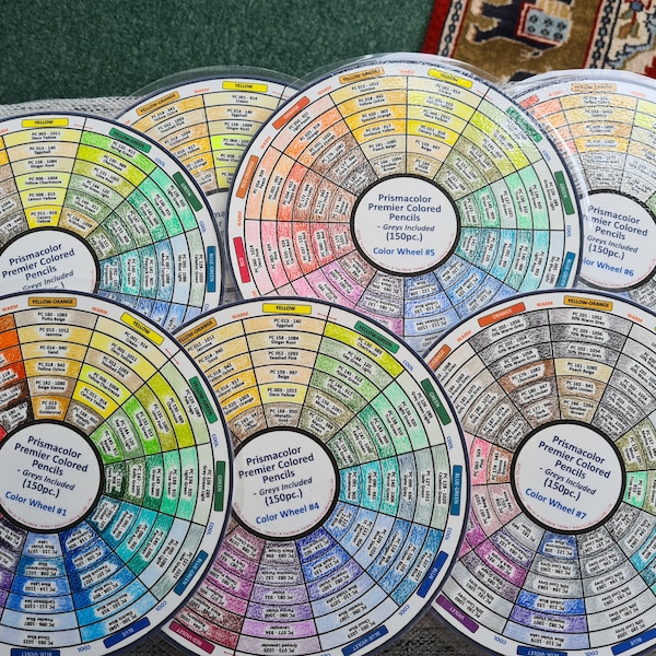 Condensed Color Chart For: Brutfuner Colored Pencils (120pc. Round ...